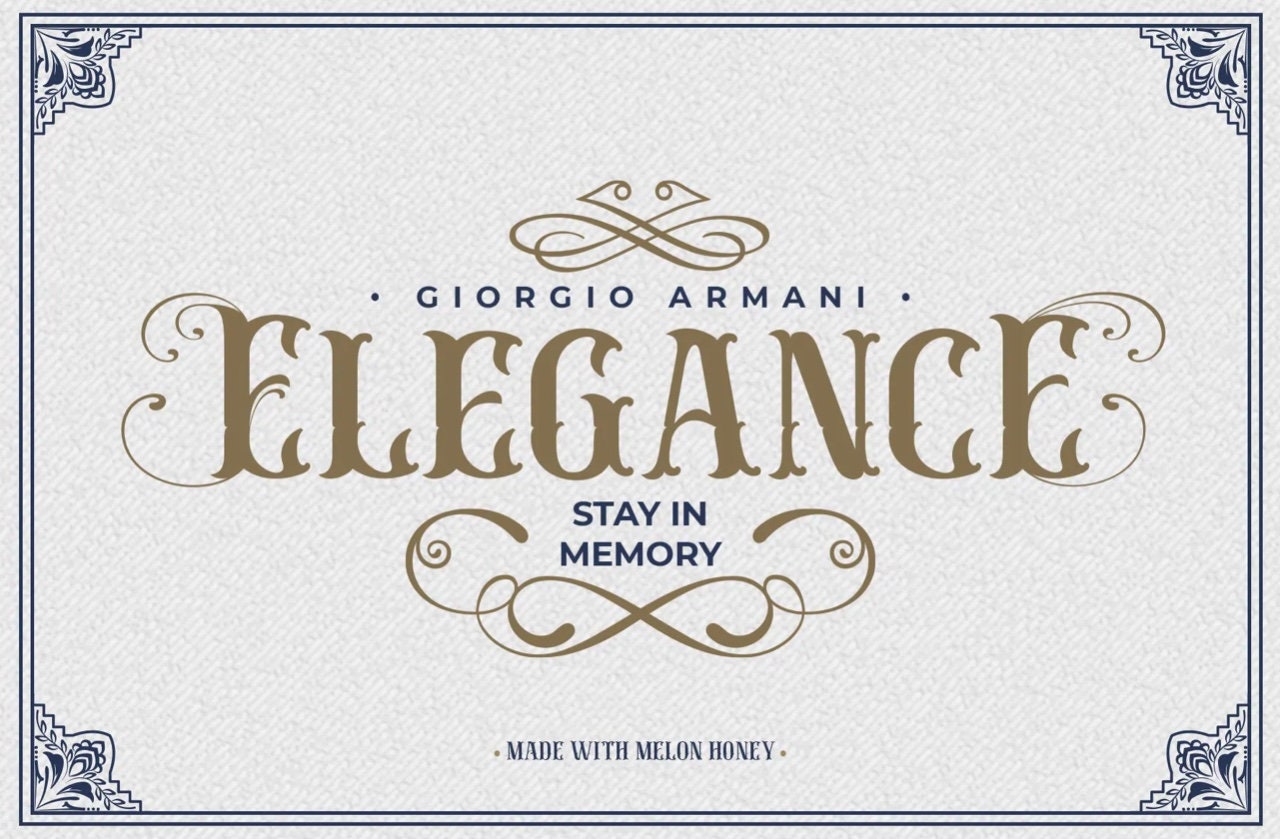 Western Classic Victorian Font Tattoo Script Vintage Style - Etsy