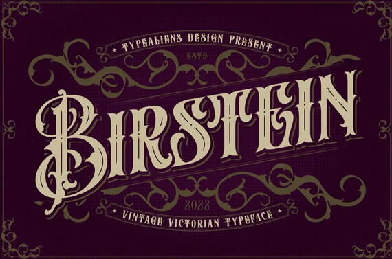 Victorian Font Tattoos