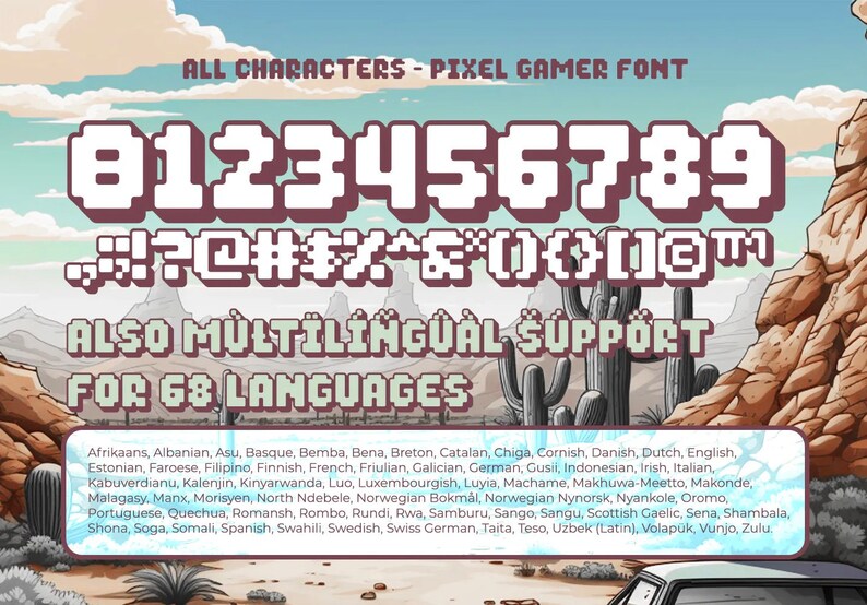 Pixel Gamer Retro Font - Etsy