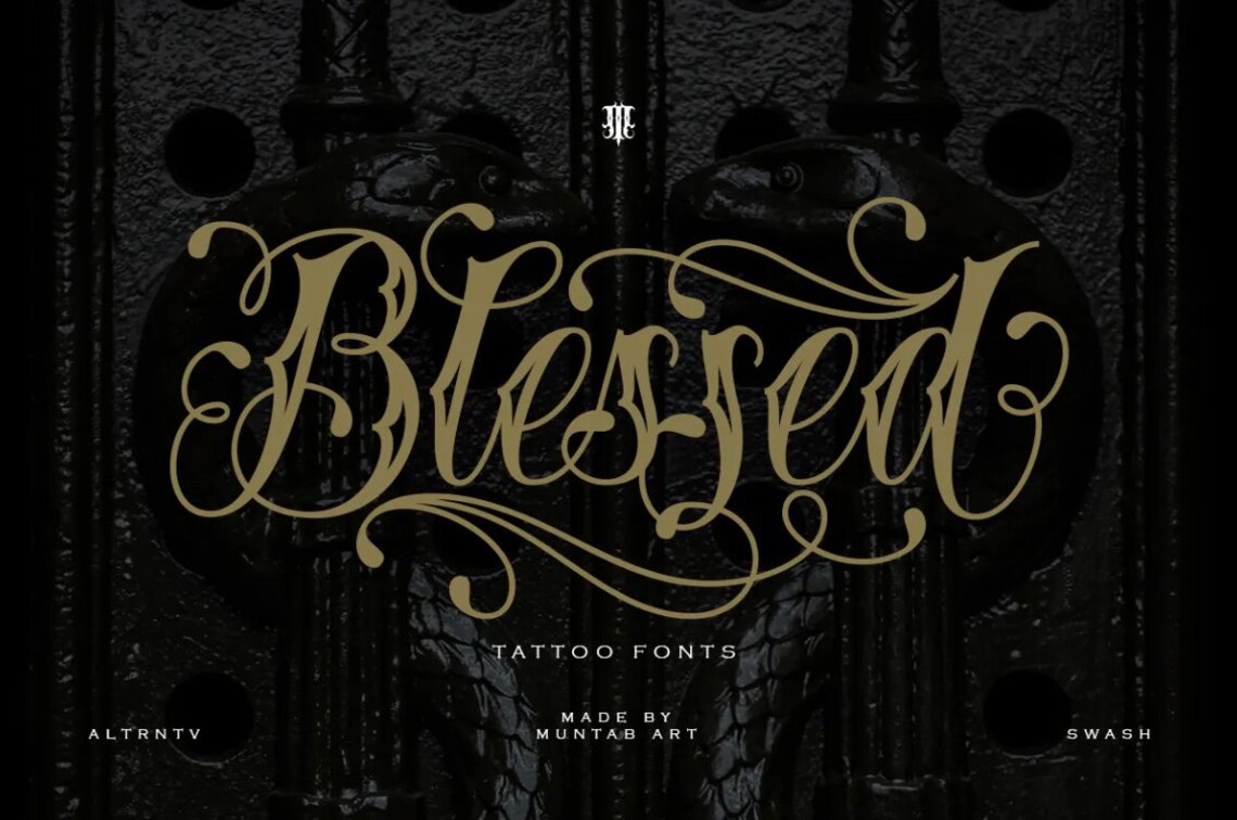 NEW Chicano Script Cursive Swirls Included otf & Ttf File - Etsy