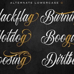 Bandito Cursive Fonts Including Swashes OTF TTF File - Etsy