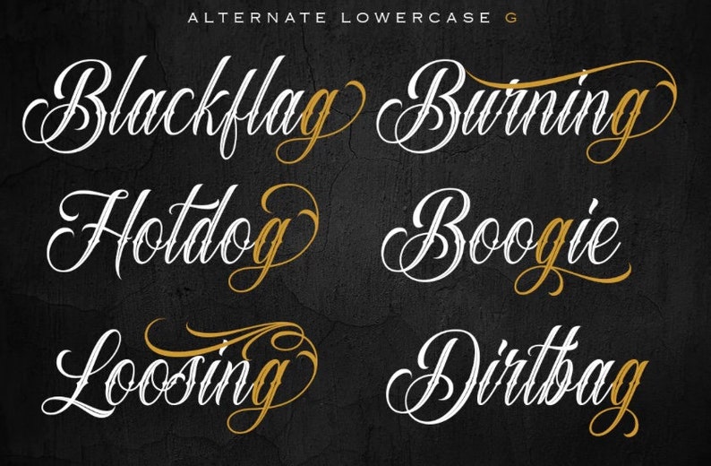 Bandito Cursive Fonts Including Swashes OTF TTF File - Etsy