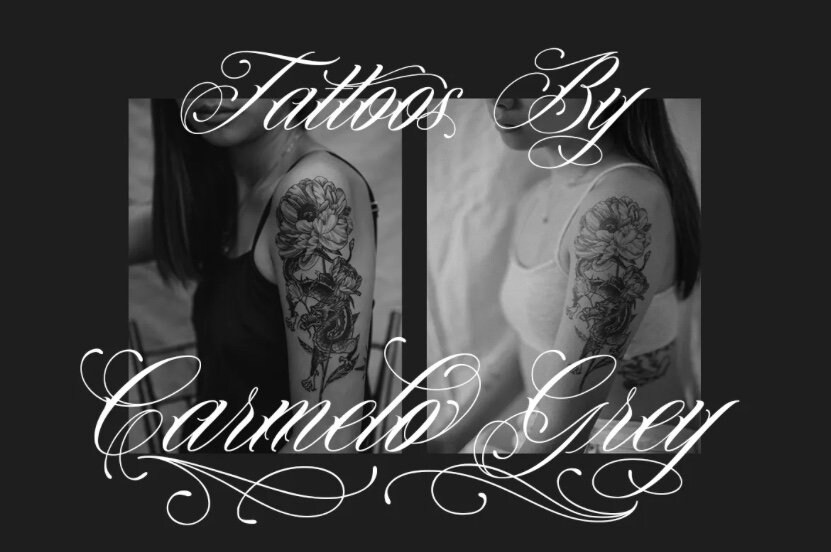 Chicano King Side Style Letters Tattoo Font OTF / TTF - Etsy