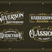 Tattoo Font Fancy Classic Lettering - Etsy