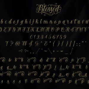 NEW* Chicano Script Cursive Swirls Included (otf & Ttf) File Format ...
