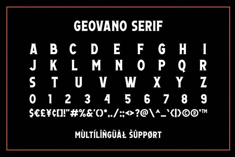 4 Styles Display Font Vintage Letters and More - Etsy