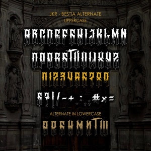 Tattoo Font Chicano Style OTF/TTF File - Etsy