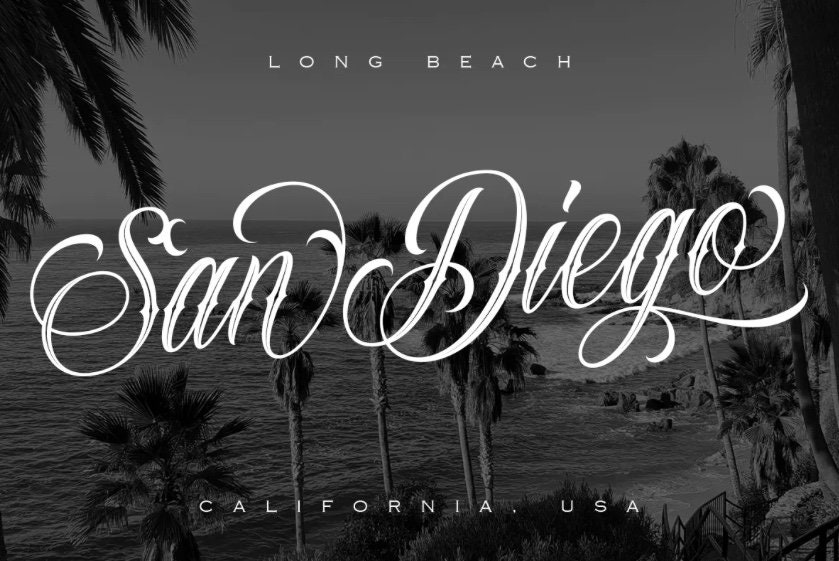 Bandito Cursive Fonts Including Swashes OTF TTF File - Etsy