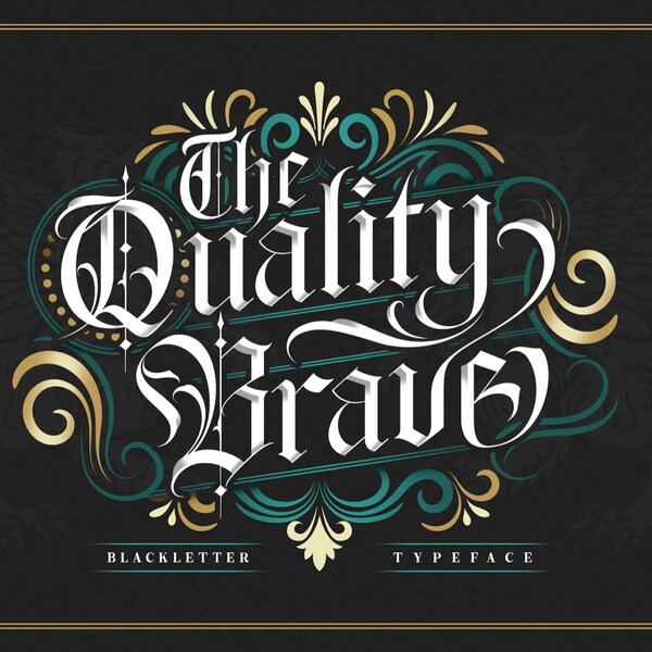 Old English Font - Etsy