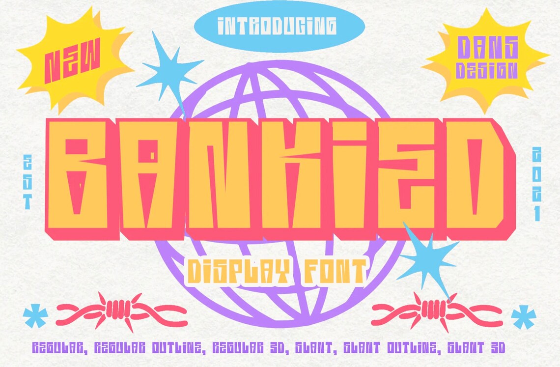 West Coast Block Letters Chicano Street Font - Etsy