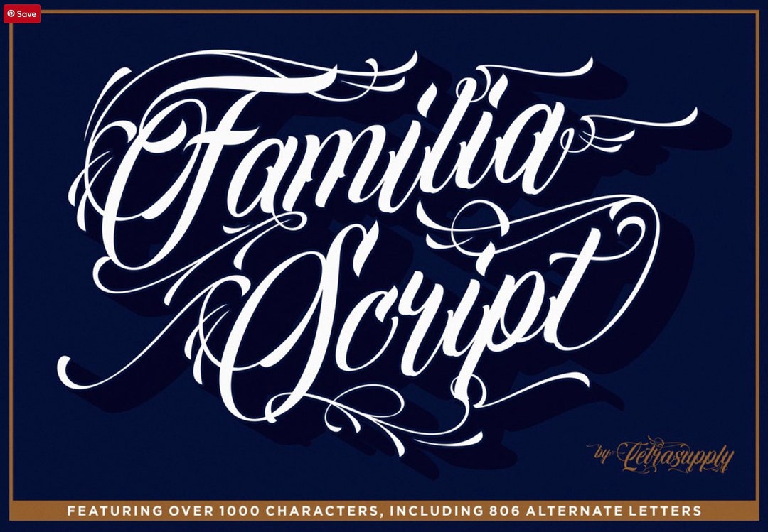 Cursive Tattoo Font Chicano Letters for Adobe Illustrator ONLY - Etsy