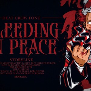 NEW!!! Death Crow Font Procreate Otf & Ttf File!!! - Etsy