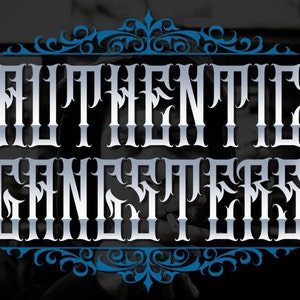 Various Premium Tattoo Font Set - Etsy