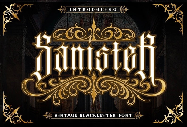 Sanister Chicano Tattoo Font - Etsy