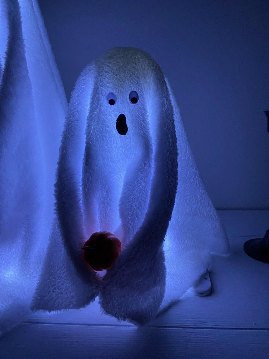 Lighted Sherpa Ghost: Handmade Halloween Tabletop Decor - Etsy