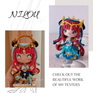 Crochet PDF Pattern: "nilou" Chibi Amigurumi - Etsy