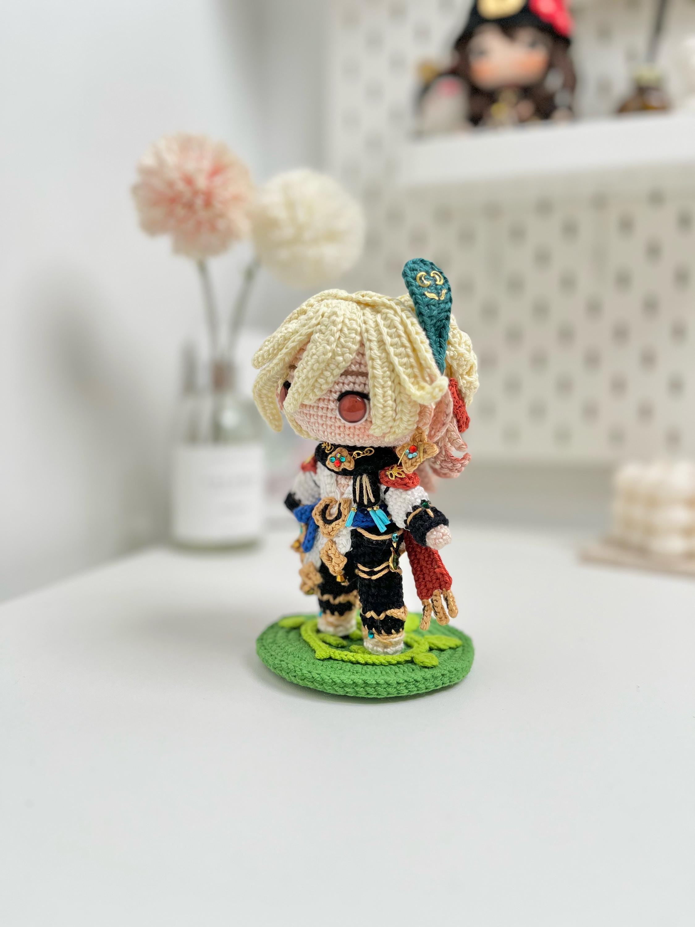 Crochet PDF Pattern: "kaveh" Chibi Amigurumi - Etsy
