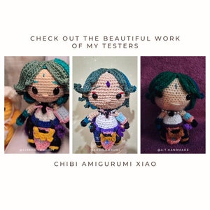 Crochet PDF Pattern : Chibi Amigurumi "xiao" - Etsy