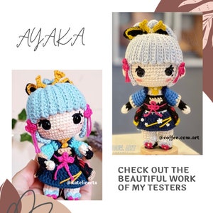 Crochet PDF Pattern: "ayaka" Chibi Amigurumi - Etsy