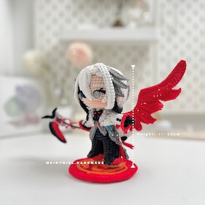 Crochet PDF Pattern: "arlecchino" Chibi Amigurumi - Etsy