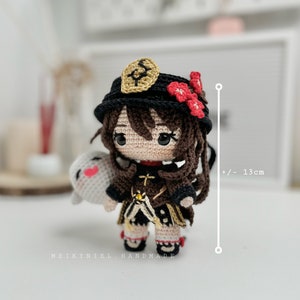 Crochet PDF Pattern: "hu Tao & Boo Tao" Chibi Amigurumi - Etsy