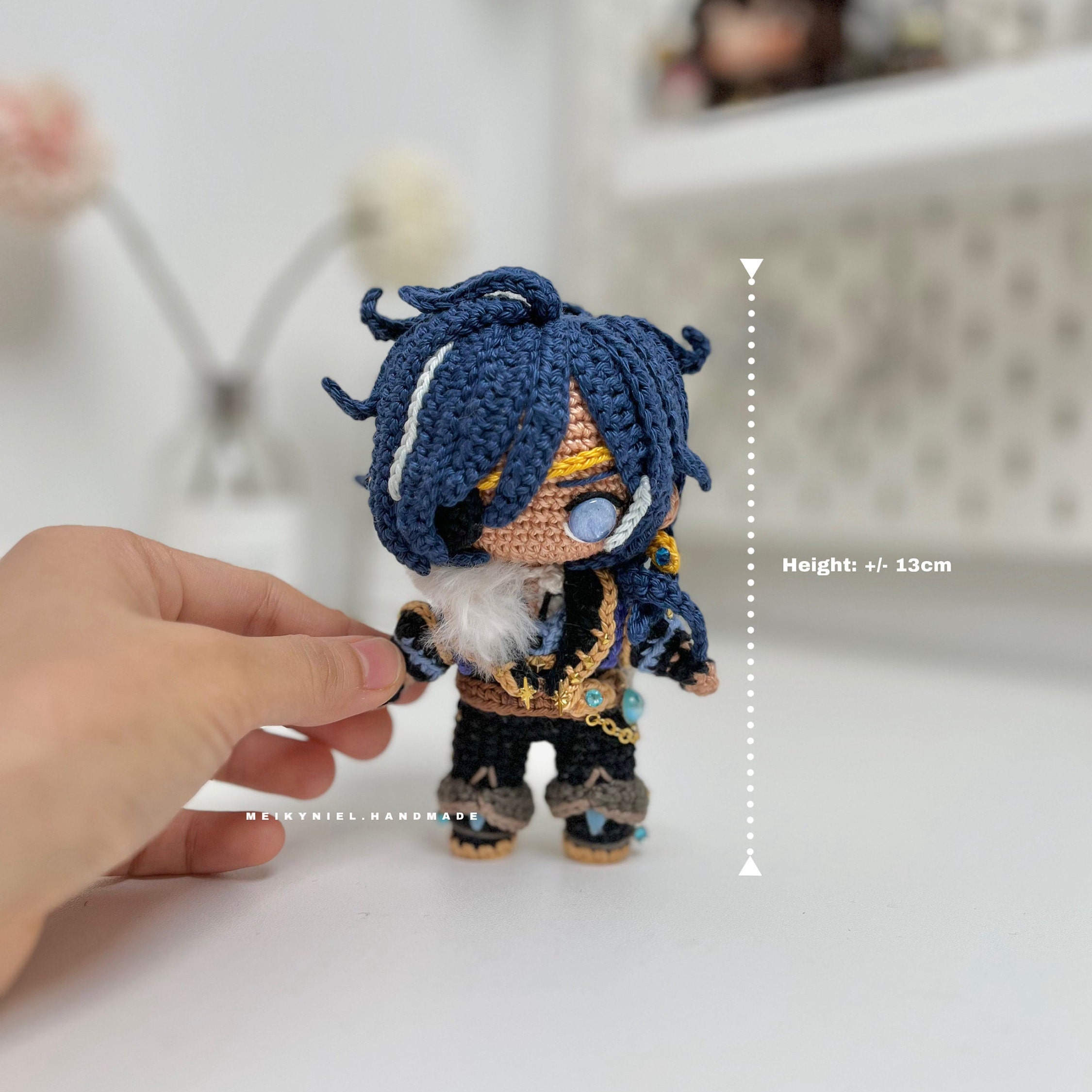 Crochet PDF Pattern: "kaeya" Chibi Amigurumi - Etsy