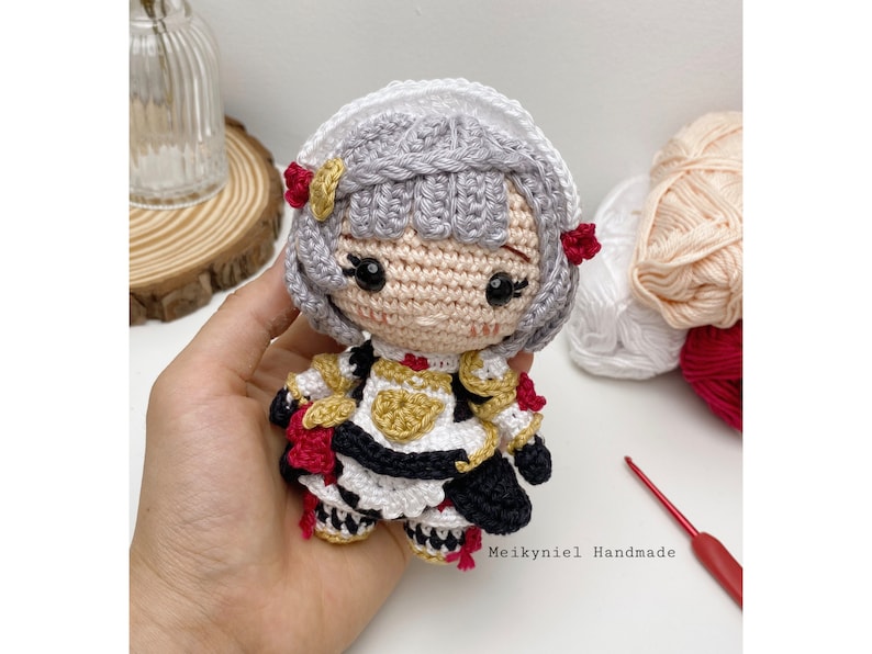 Crochet PDF Pattern : Chibi Amigurumi noelle - Etsy