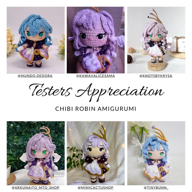 Crochet PDF Pattern: "robin" Chibi Amigurumi - Etsy