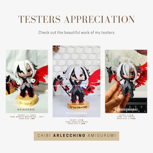 Crochet PDF Pattern: "arlecchino" Chibi Amigurumi - Etsy