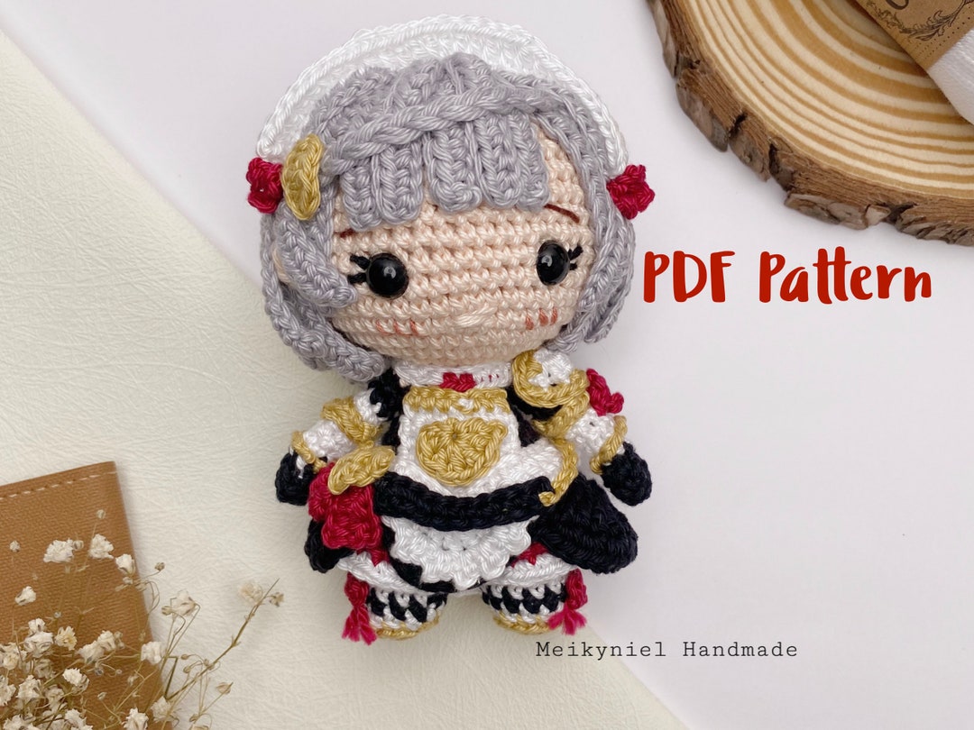 Crochet PDF Pattern : Chibi Amigurumi noelle - Etsy