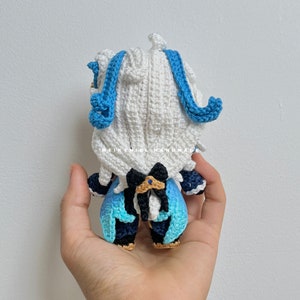 Crochet PDF Pattern: "neuvillette" Chibi Amigurumi - Etsy