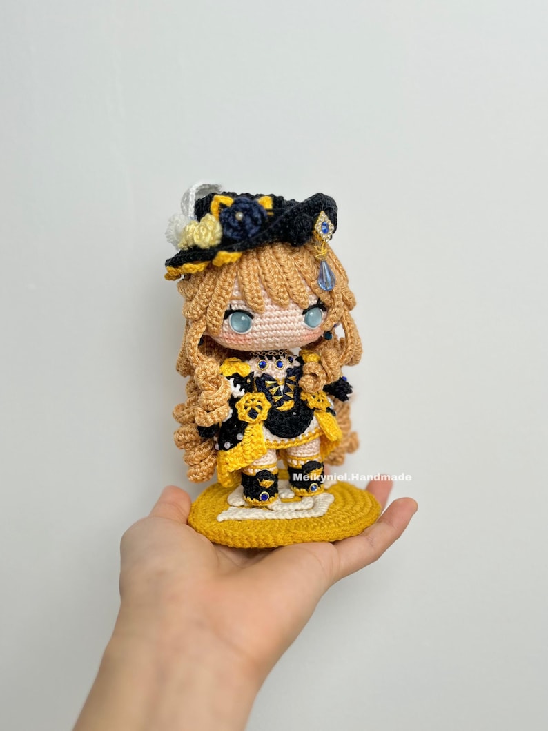 Crochet PDF Pattern: "navia" Chibi Amigurumi - Etsy