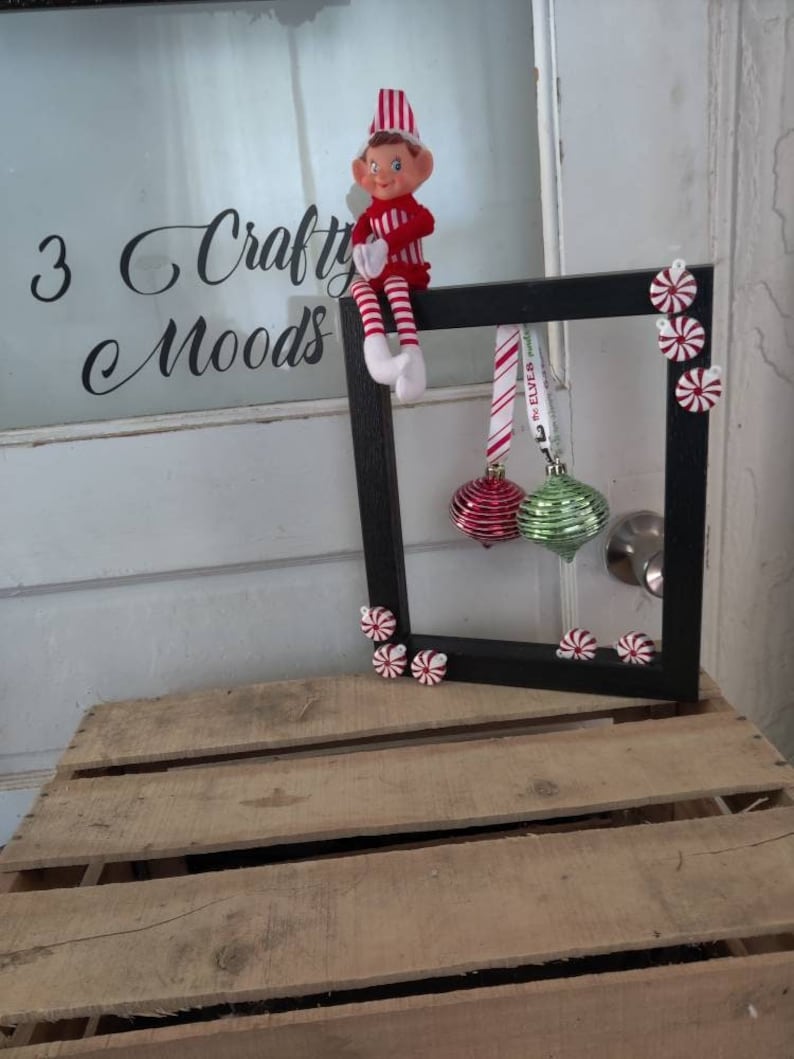 Elf on the Shelf Frame, Holiday Frame Decor, Christmas Elf Decor - Etsy