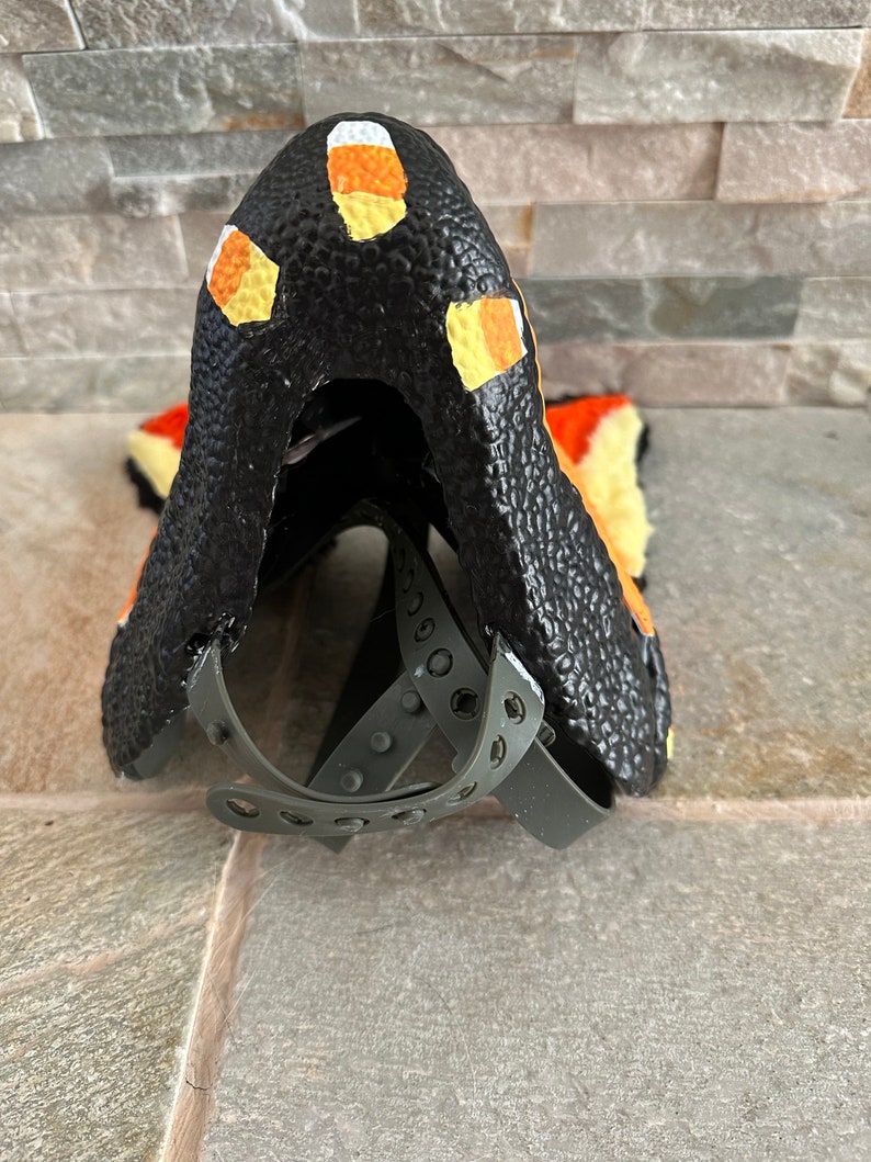 Candy Corn Dino Mask - Etsy