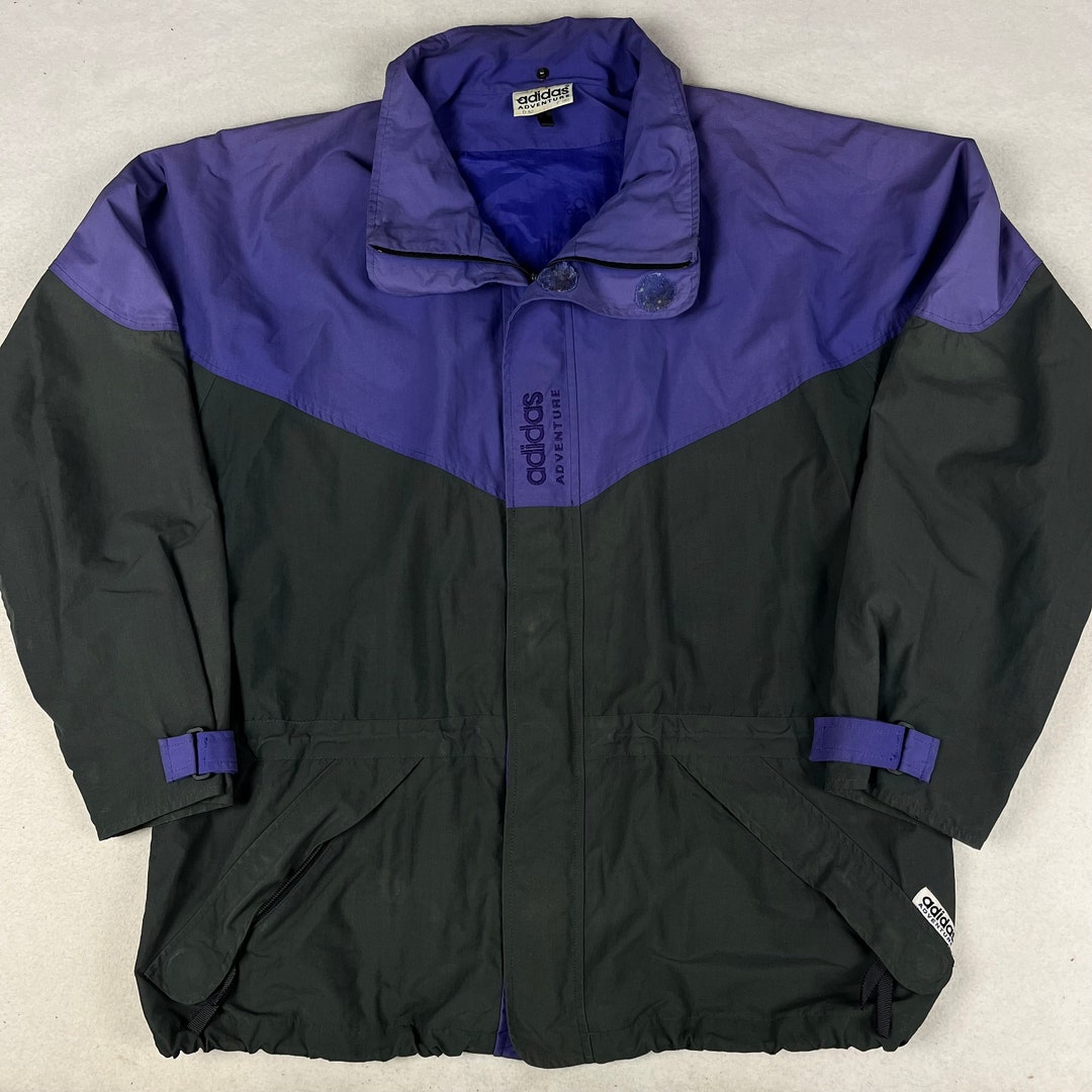 Adidas Adventure Aditex Jacket Outdoor Windbreaker - Etsy
