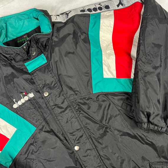 Giacca Diadora football coach vintage 90s ski - Gem