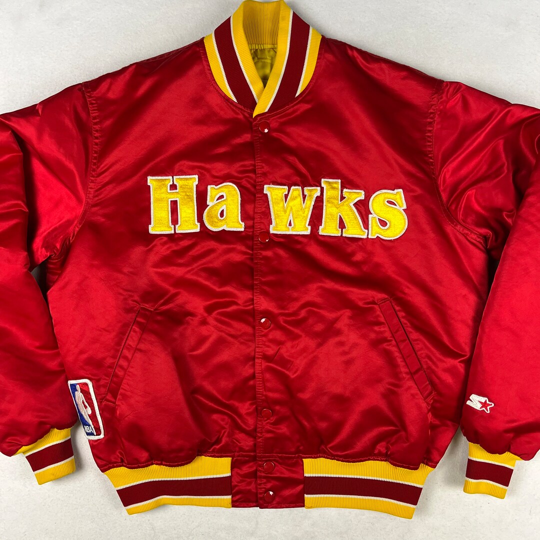 Hawks Starter Vintage Jacket Bomber Satin Never Worn Mint Condition ...