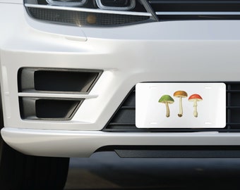 Mushroom Car Plate - Etsy