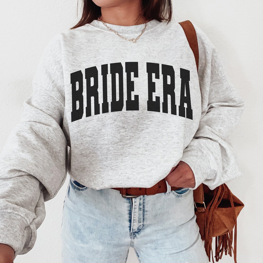 Retro Bride Era Sweatshirt Bachelorette Party Gift Bridal Shower Gift ...