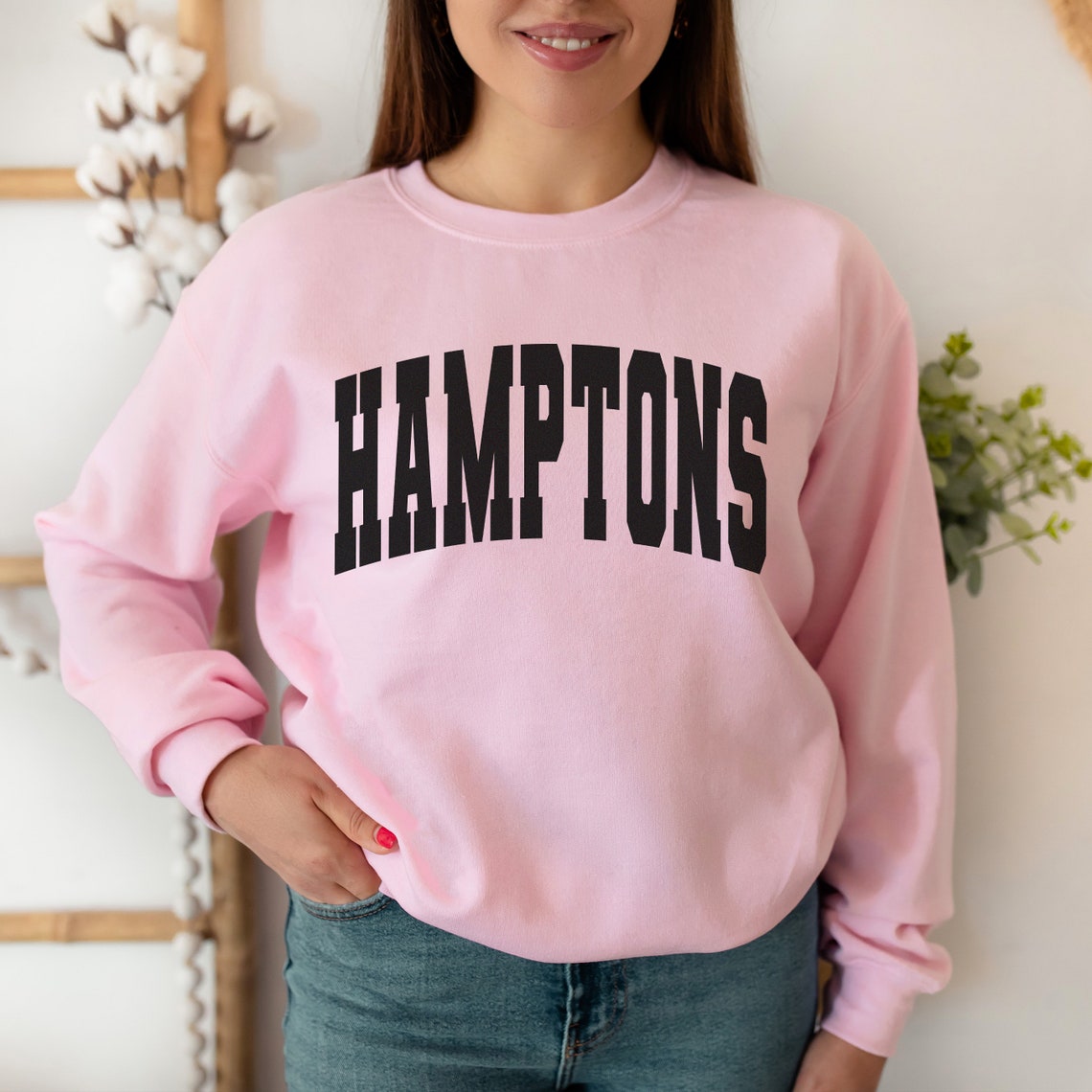 Retro Hamptons Sweatshirt the Hamptons Preppy Hamptons - Etsy