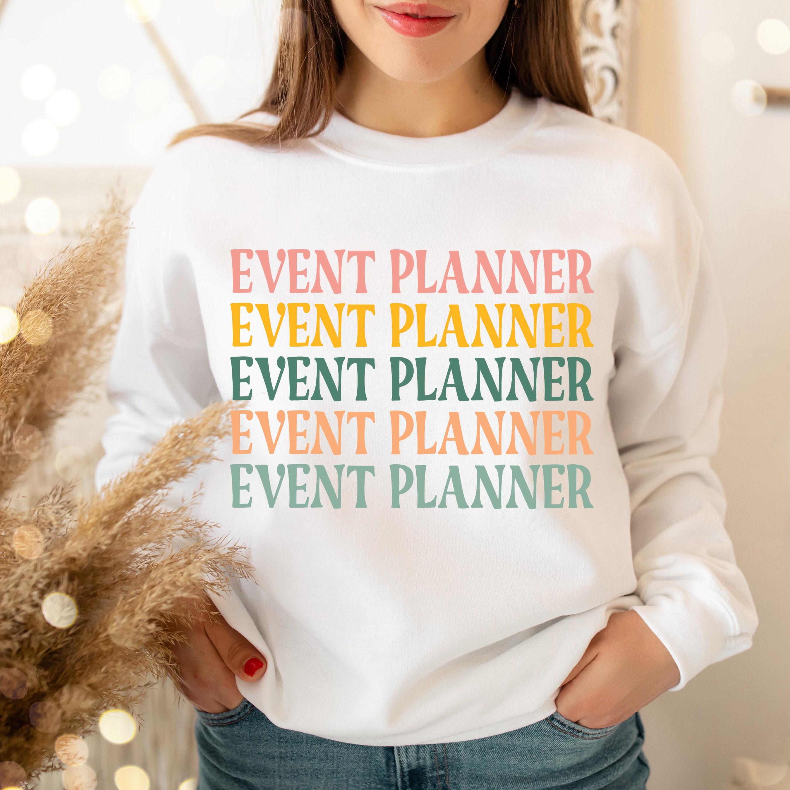 Event Planner Crewneck Sweatshirt Shirt, Event Planner Gift, Planner ...