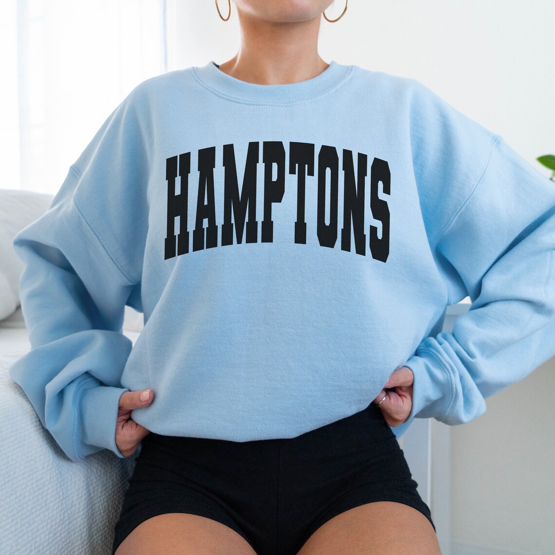 Retro Hamptons Sweatshirt the Hamptons Preppy Hamptons - Etsy