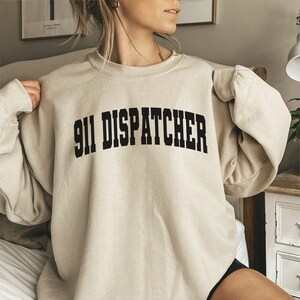 911 Dispatcher Crewneck Sweatshirt Shirt, 911 Dispatcher Gift ...
