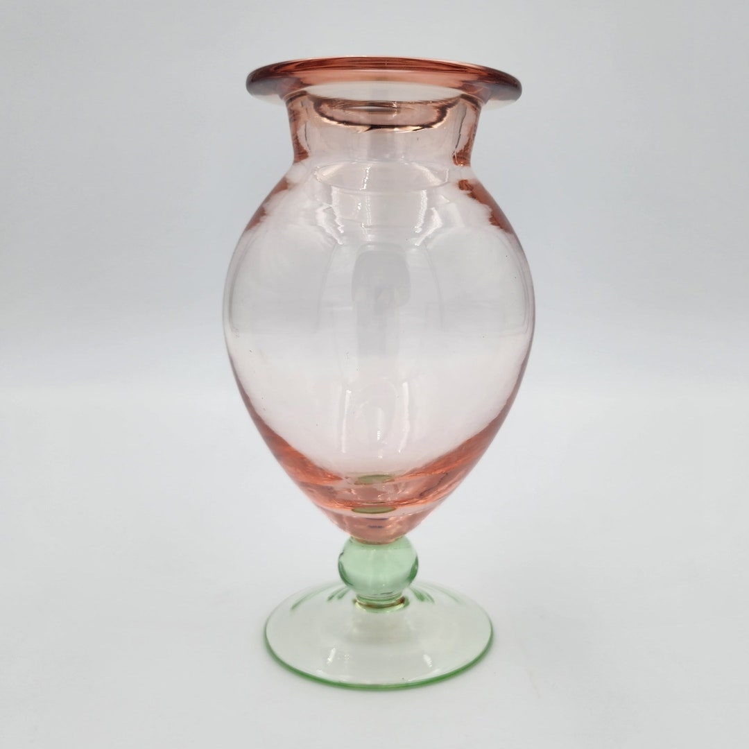 Vintage Tiffin 7 Depression Glass Watermelon Pink Green - Etsy