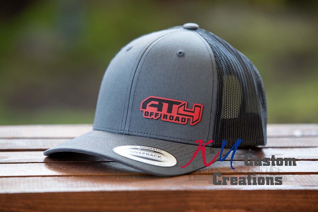 GMC AT4 Six Panel Retro Trucker Hat With Side Patch - Etsy