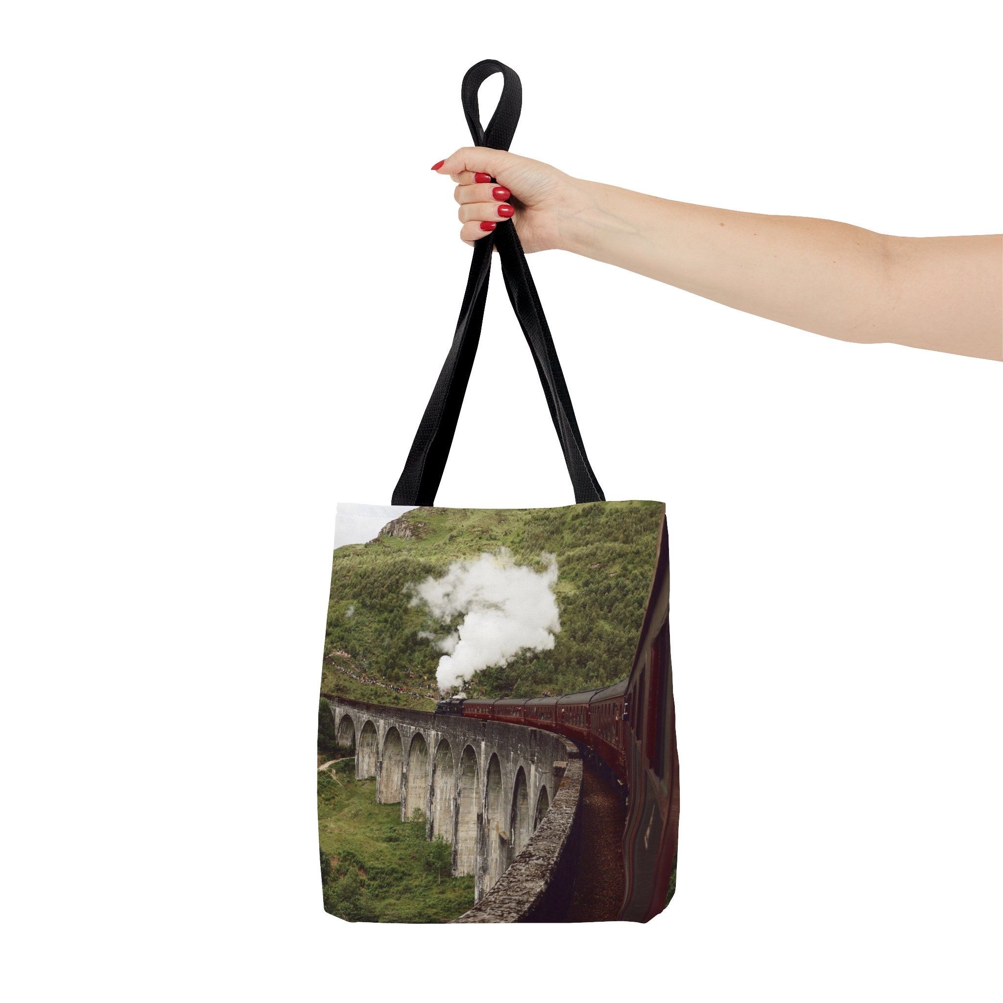Steam Train Tote Bag - Harry Potter Tote - Scotland Tote - Travel Tote ...