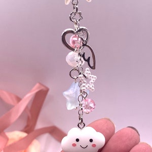 On Cloud 9 Phone Charm, Keychain, Cell Phone Charm, Kawaii, Y2K - Etsy
