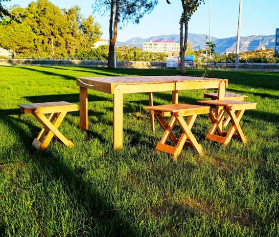 Portable Folding Roll up Dining Table Portable Roll up | Etsy