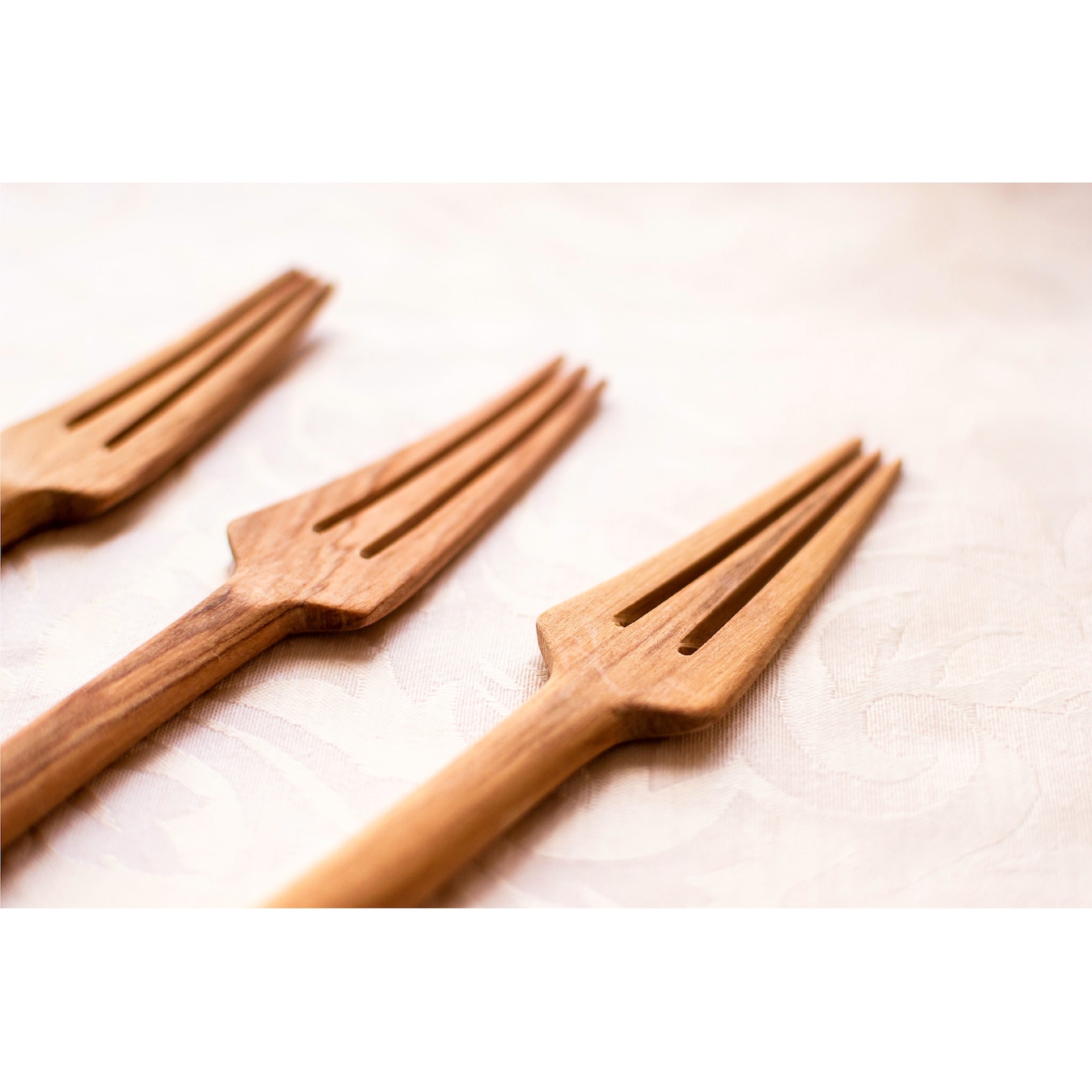 Handmade Forks Salad forks fork set olive wood forks | Etsy