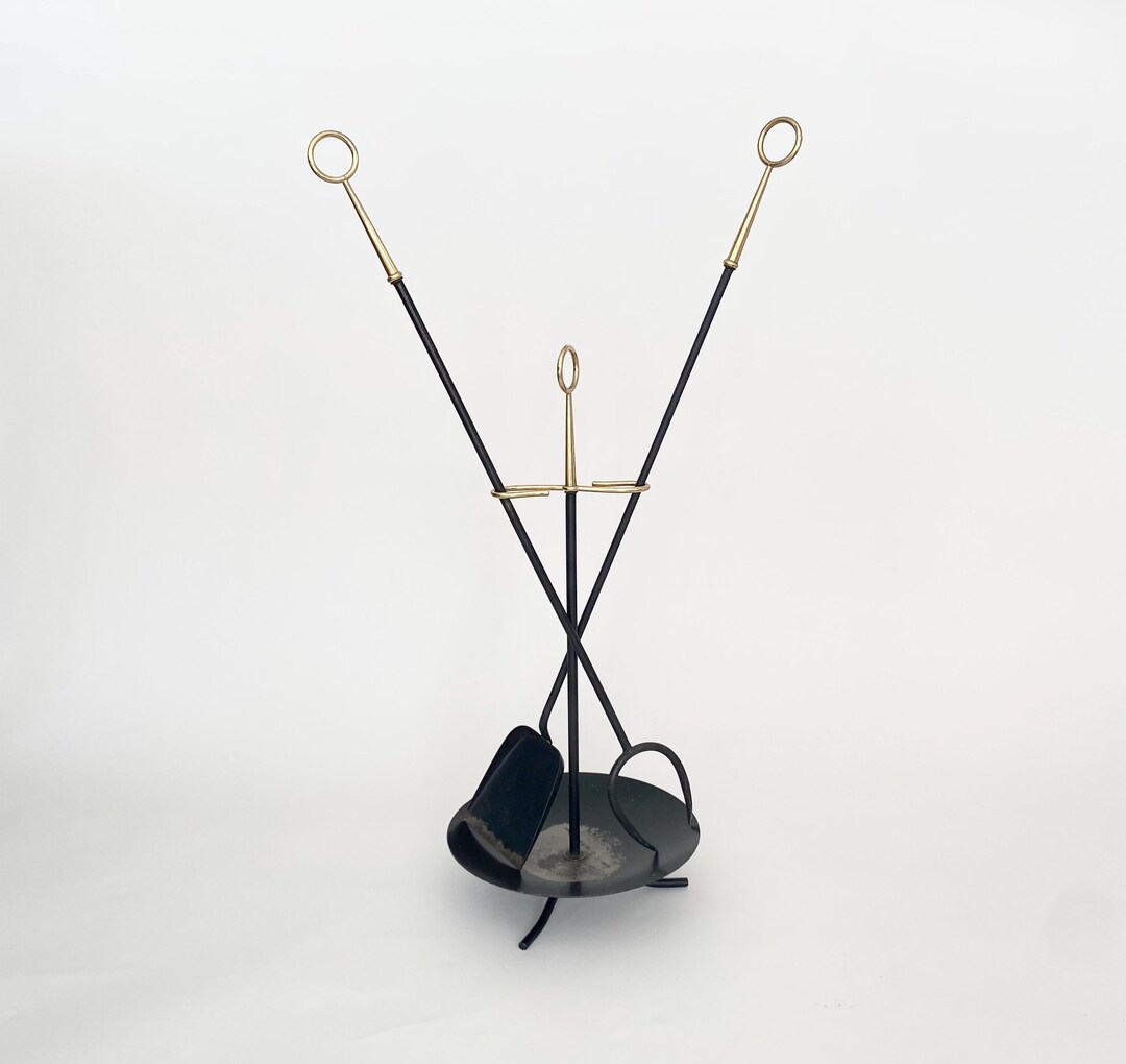 Mid-century Modern Fireplace Tool Set: Gunnar Ander Design ...